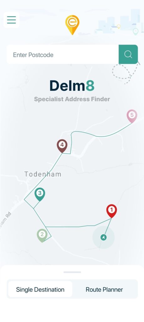 Home | Route Planning & Address Finding App | DelM8