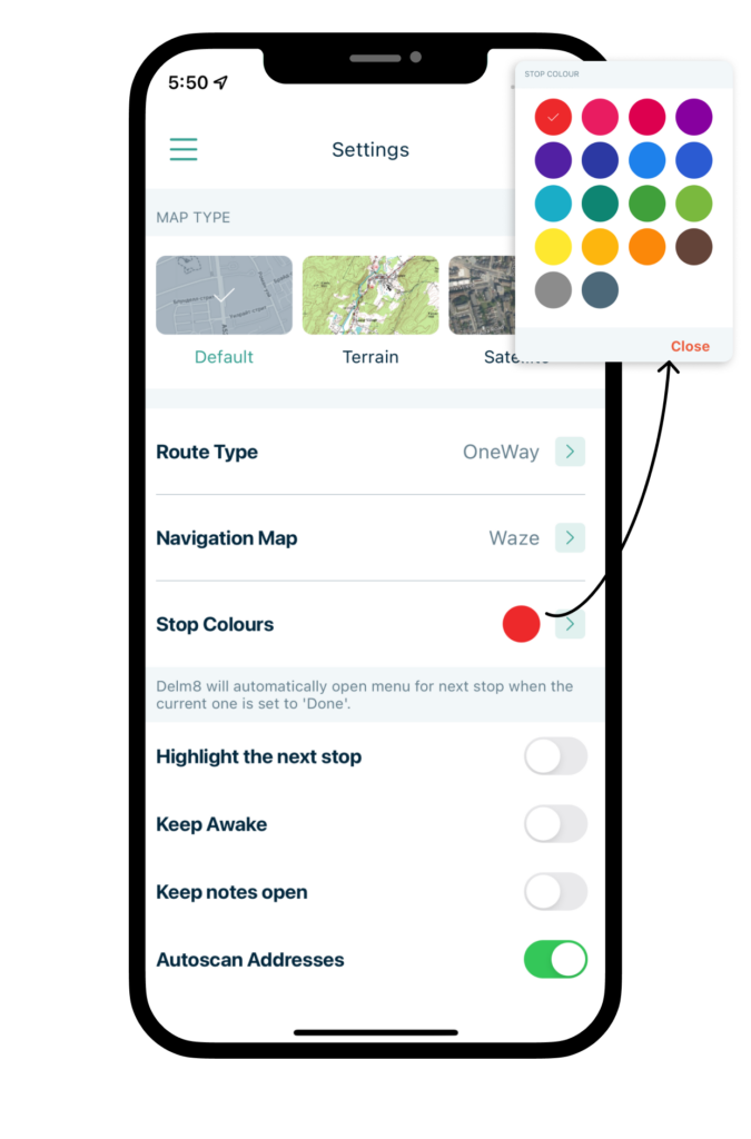 Home | Route Planning & Address Finding App | DelM8